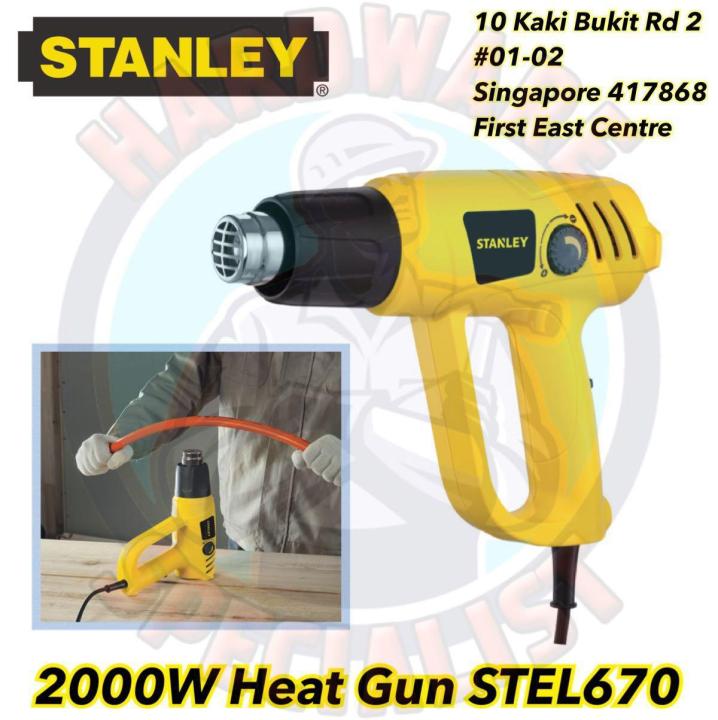 Stanley 2000W Variable Speed Heat Gun STEL670 | Lazada Singapore