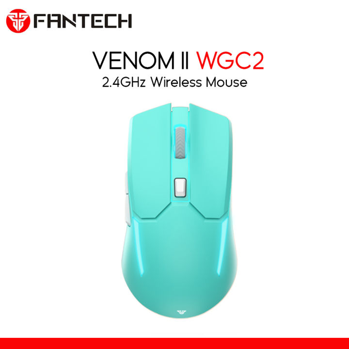 Fantech Gaming Mouse WGC2 Venom II Mint Edition with 2.4GHz Wireless ...