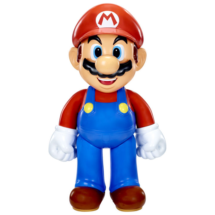 Nintendo Super Mario 20-inch Mario Big Figure, Poseable Action Figure ...