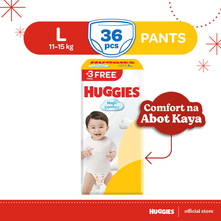 Huggies Magic Comfort Pants Large - 36 pcs | Lazada PH