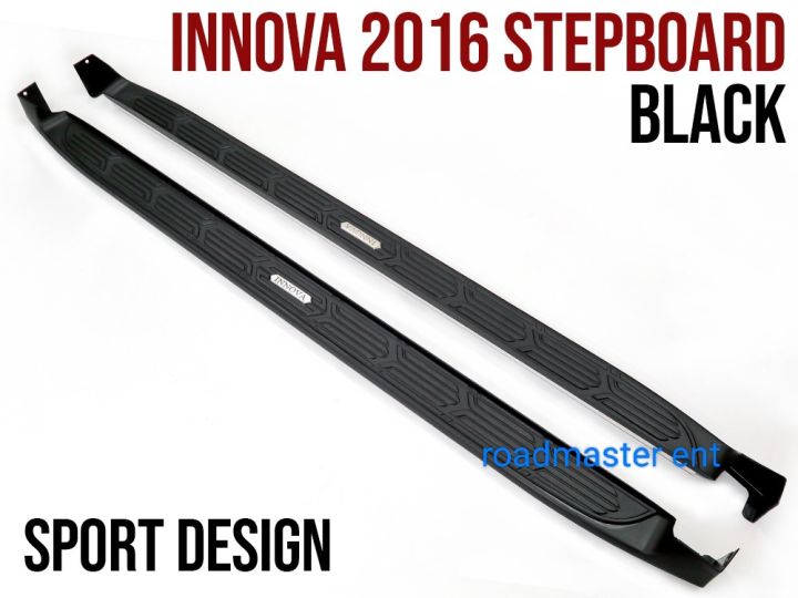 Toyota Innova 2016 to 2024 OEM Step board Black Sport Design 2017 2018 ...