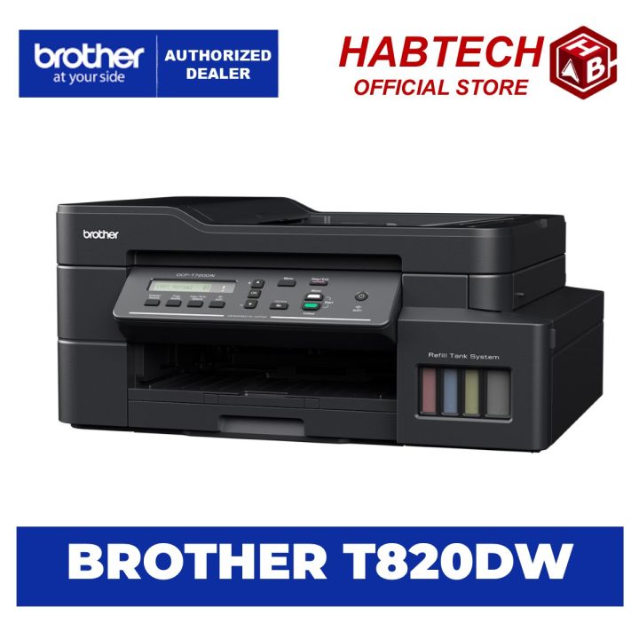 Brother DCP T820dw Ink Tank w/ Original Ink Print | Scan | Copy | Wifi | ADF | Lazada PH