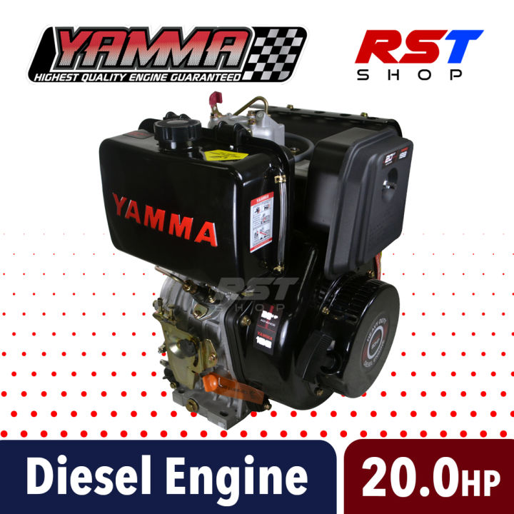 YAMMA 20HP Air Cooled Diesel Engine High Speed or Low Speed [RST Shop ...