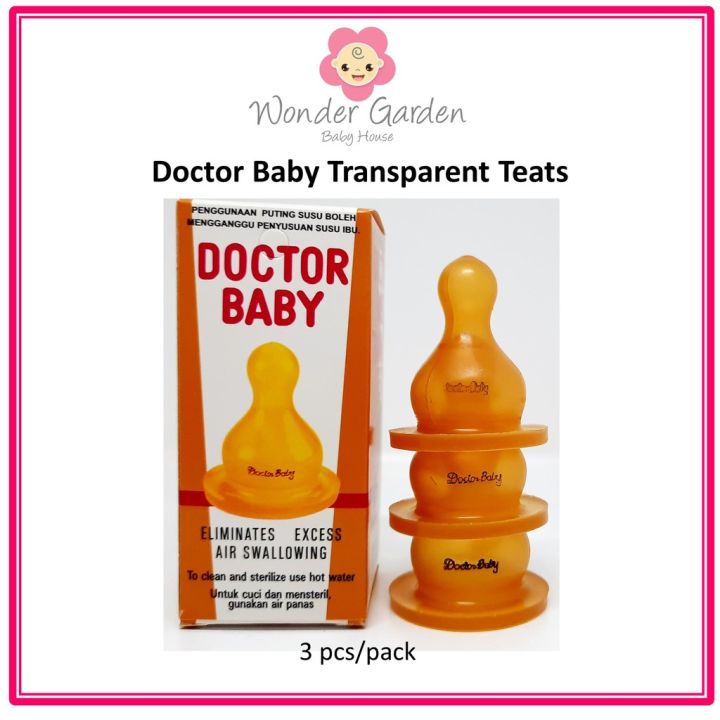 Doctor Baby Transparent Teats (Puting Doctor Baby) | Lazada