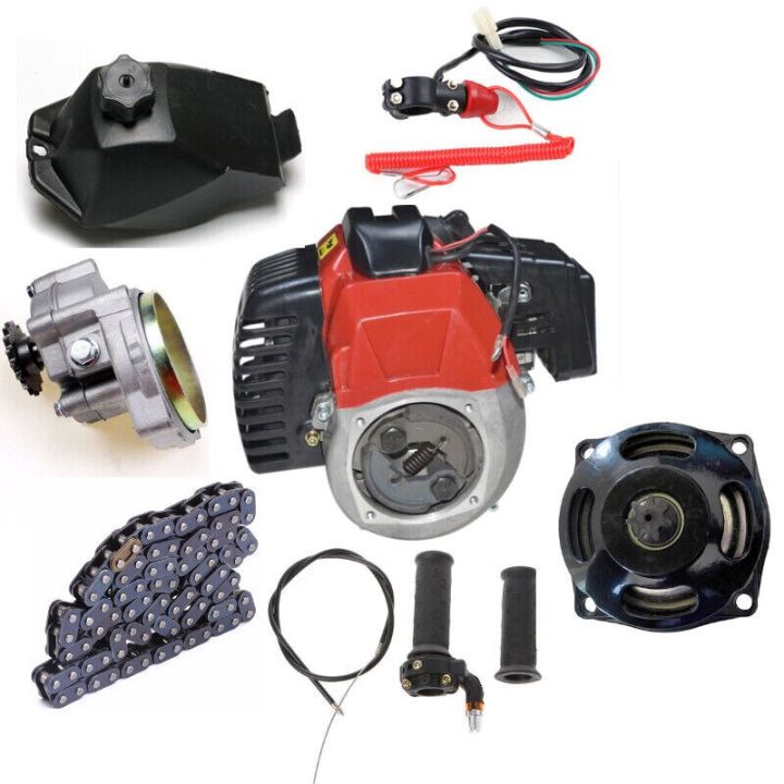 50Cc 49Cc 2 Stroke Engine Motor Kit W/ Transmission Gas Scooter Pocket ...
