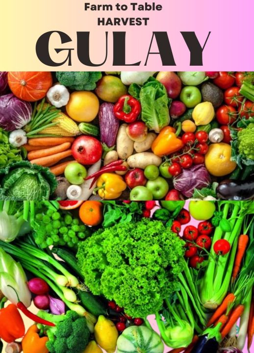 Laminated GULAY/VEGETABLE Signages A4size makapal 250mic Matibay ...
