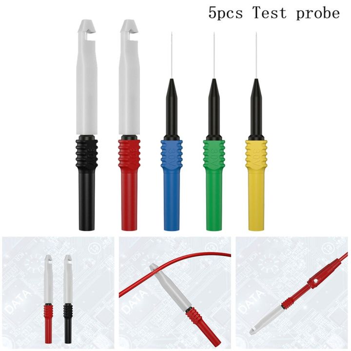 Toolstar Premium Safety Probe Set for Multimeter Testing Pack of 5 with ...