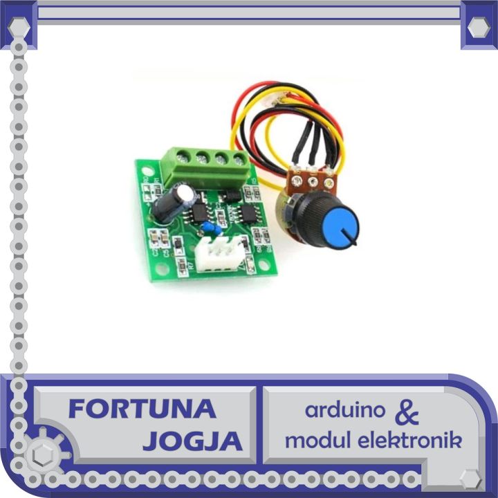 Modul PWM 2A Kabel Potensio External 1.8-15V Motor Speed Controller ...