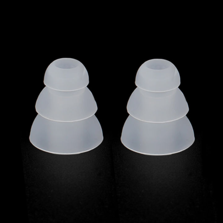 Three Layer Silicone In-Ear Earphone Covers Cap Replacement Earbud Bud ...