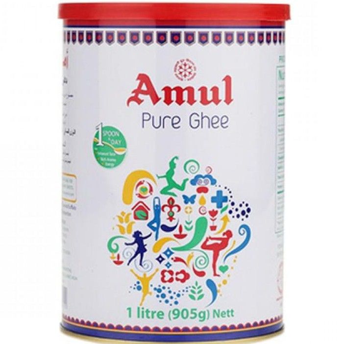 AMUL PURE Ghee และ AMUL COW GHEE 1 Liter (Clarified Butter) เนยกีใส 100 ...