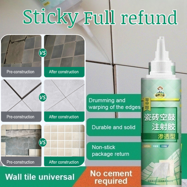 Injectable Tile Patch For Cavity Drums Repair Agent Fast Curing Quick ...