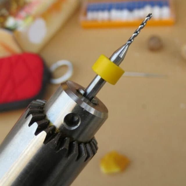 Mata bor mini set 10pcs 0.1mm - 1.0mm MICRO drill bit set 10 pcs ...