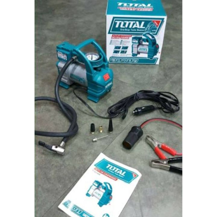 ยอดฮิต TOTAL ปั้มลมมินิ 12Vชนิดเสียบในรถยนต์ รุ่นTTAC 1406 ขายดี ปั้ ม ...