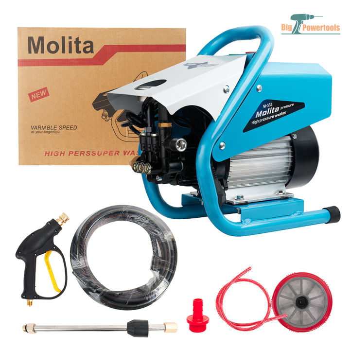 Molita เครื่องฉีดน้ำแรงดันสูง ปั๊มน้ำแรงดันสูง 3500 วัตต์ เครื่องล้างรถ ...