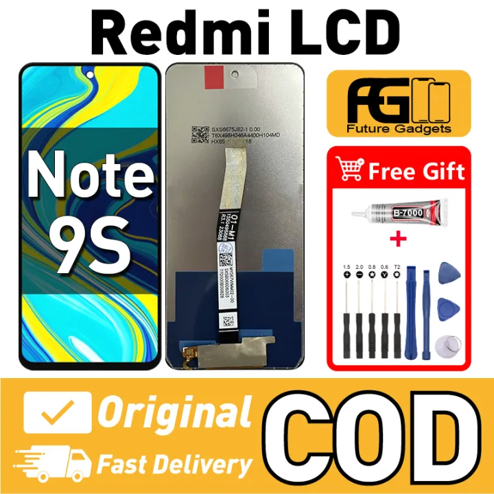 LCD redmi Note 9S Compatible For ORIGINAL LCD Skrin Touch Screen ...