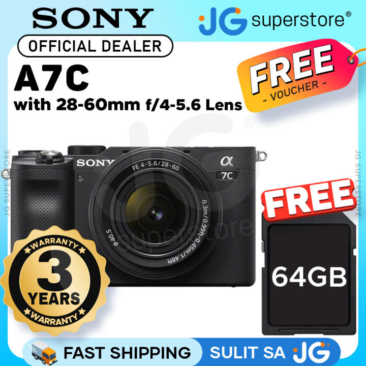 Sony Alpha A7C Mirrorless Digital Camera Body and Kit with E-Mount FE 28-60mm Lens 24.2MP Full ...