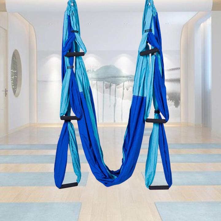 Aerial Yoga Hammock Fitness Tool, Ceiling Hanging Indoor Yoga Sling ...