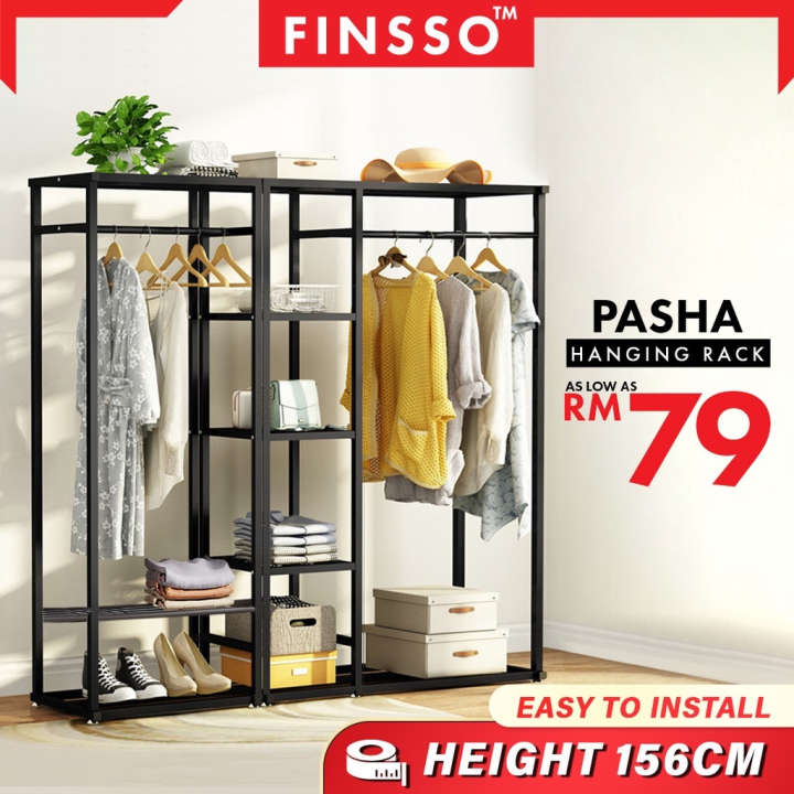 FINSSO Height Higher!! XXL Size Pasha Open Wardrobe / Wardrobe ...