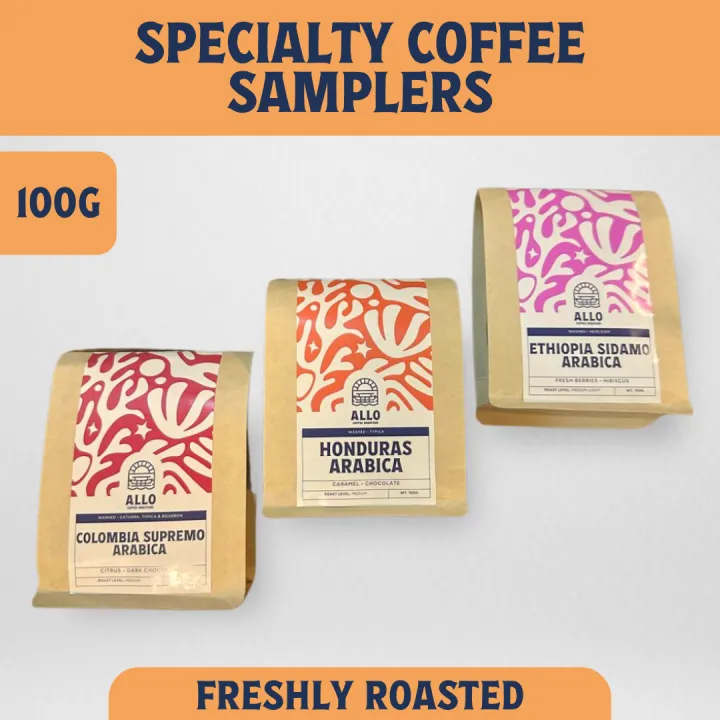 Coffee Bean Samplers (100g) | Allo Coffee Roasters | Lazada PH