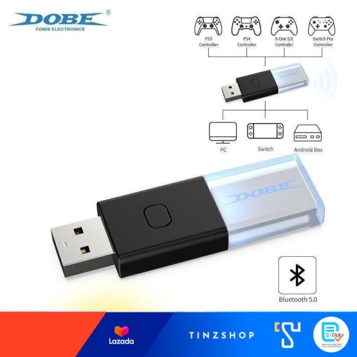 DOBE TY-1803 USB Bluetooth Reciever For Switch, PC, Android Box ...