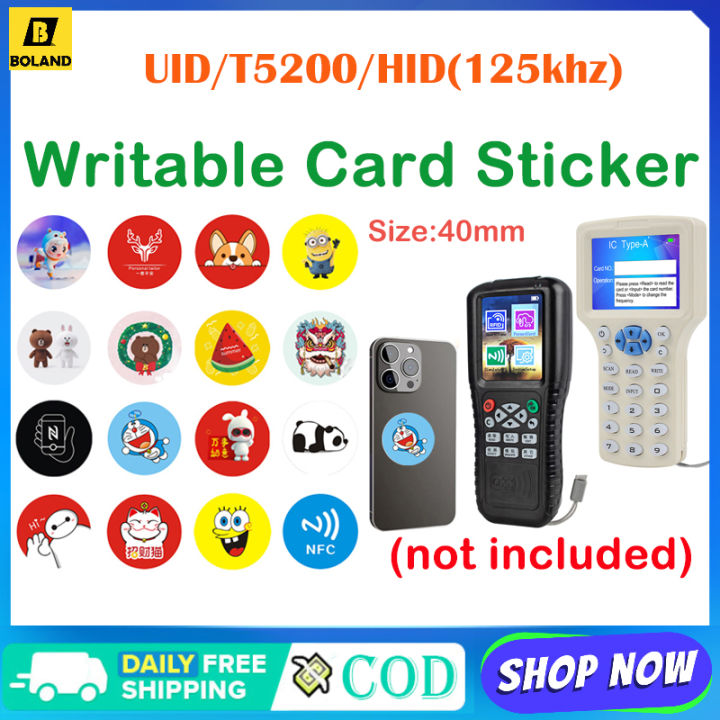 Boland 10/20pcs RFID 13.56Mhz UID 125KHZ T5577 HID Card Stickers ...