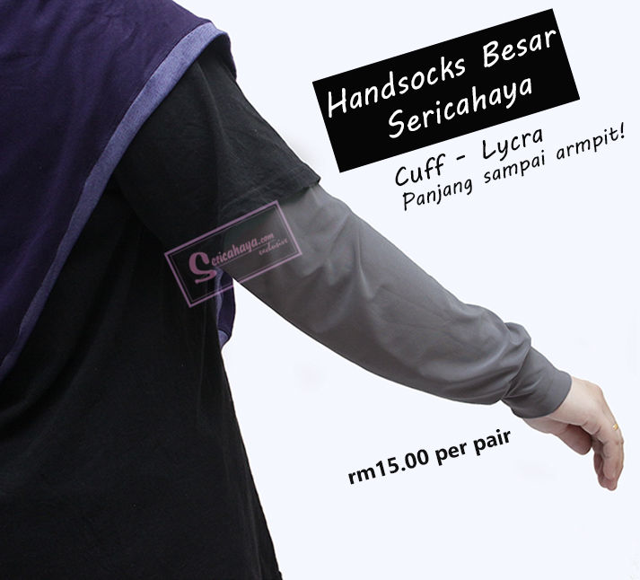 Handsocks Besar Berkualiti Tinggi Sericahaya - Design Loose Cuff ...