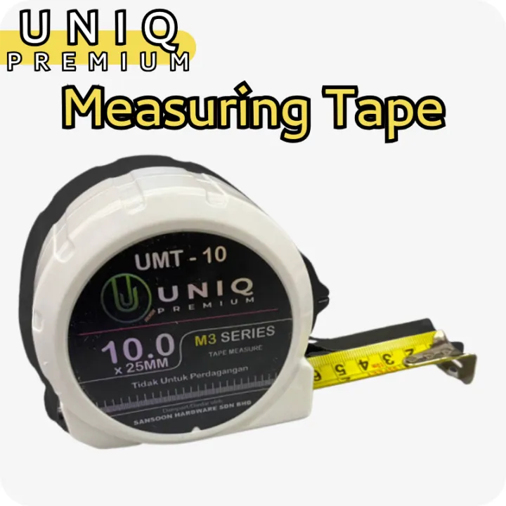 UNIQ Premium Measuring Tape 10 Meter M3 Series UMT-10 | Lazada