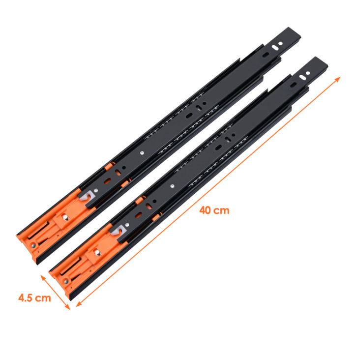 Thickened cold-rolled steel damping buffer drawer slide silent ...