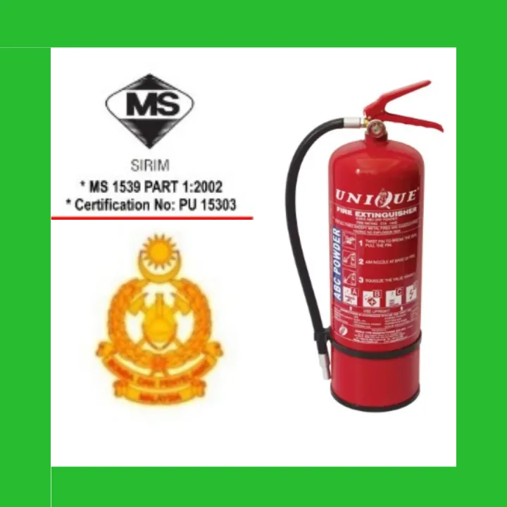 (Manufactured Year 2025) 9 Kg ABC DRY POWDER FIRE EXTINGUISHER (Pemadam ...