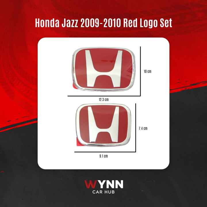 Honda Jazz 2009-2010 Red Logo Set | Lazada PH