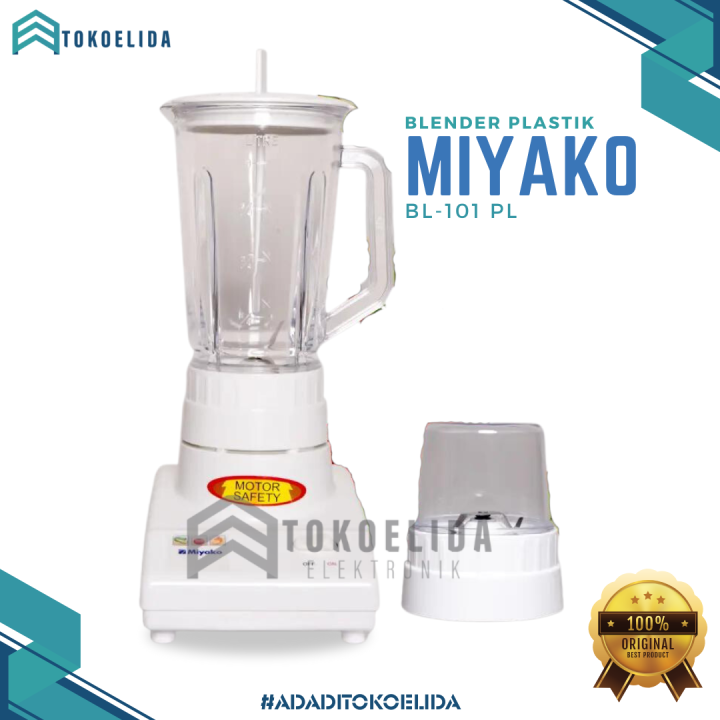 Miyako Blender plastik Miyako BL-101 PL - 1 liter | Lazada Indonesia