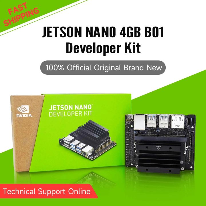 NVIDIA Jetson Nano 4GB B01 Developer Kit Support Artificial Intelligence Programming Deep Learn ...