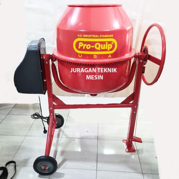 Mesin Molen Pengaduk Semen 180 Liter Listrik Proquip USA | Lazada Indonesia