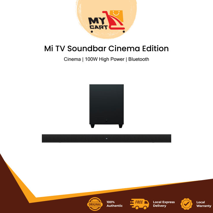 Xiaomi Mi TV Soundbar With Subwoofer Cinema Edition 100W > Enhanced ...