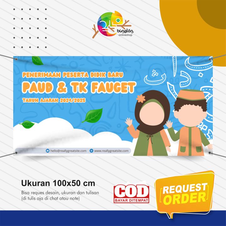 Spanduk Banner Putih Colorful Illustrative Banner Lomba Mewarnai-4 ...