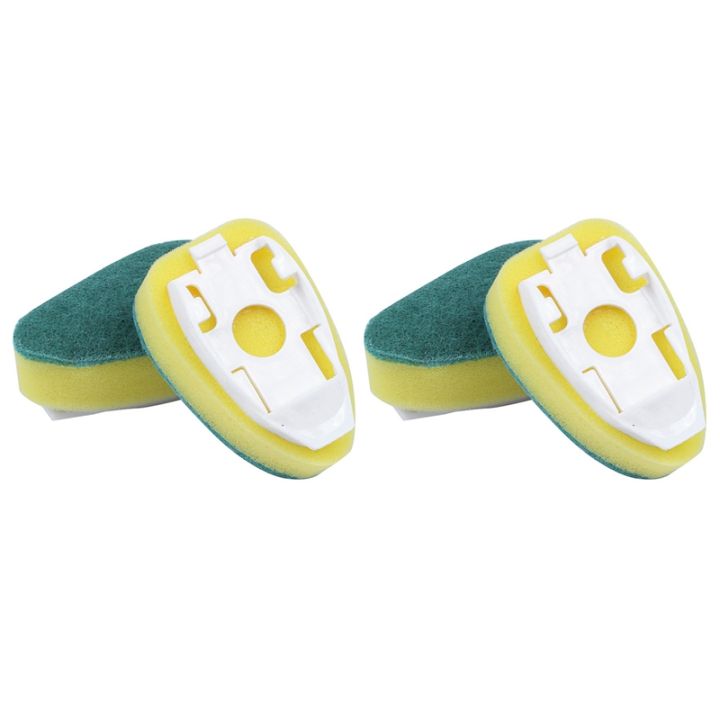 36 Pieces Dish Wand Refills Replacement Sponge Heads Scouring Scrubber ...