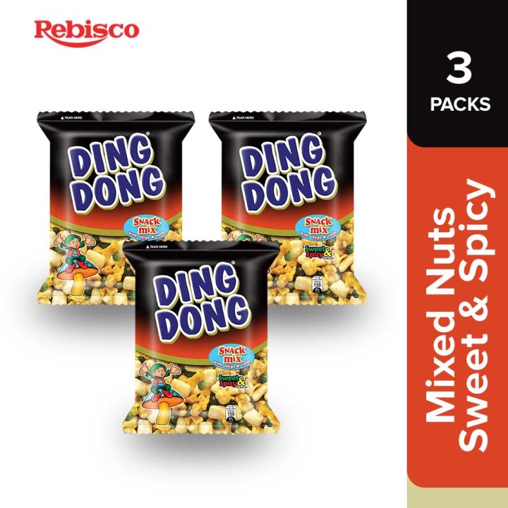 Dingdong Snack Mix Sweet & Spicy 95g (Set of 3) | Lazada PH