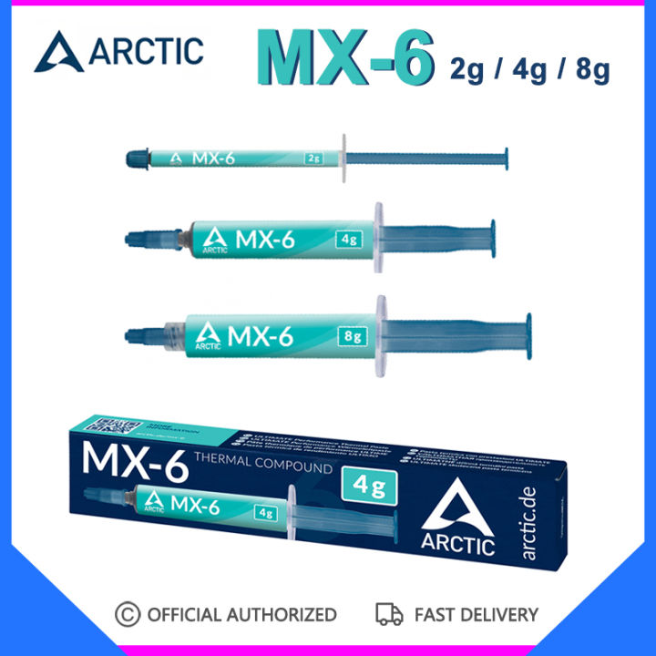Arctic MX-6 Ultimate Performance Thermal Paste 4g 8g Non-Conductive ... Arctic MX-6 Ultimate Performance Thermal Paste 4g 8g Non-Conductive ...