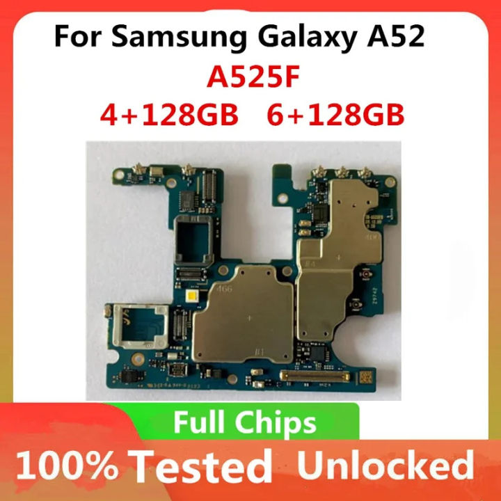 For Samsung Galaxy A52, A525F A526B A528B Unlocked Motherboard Android ...