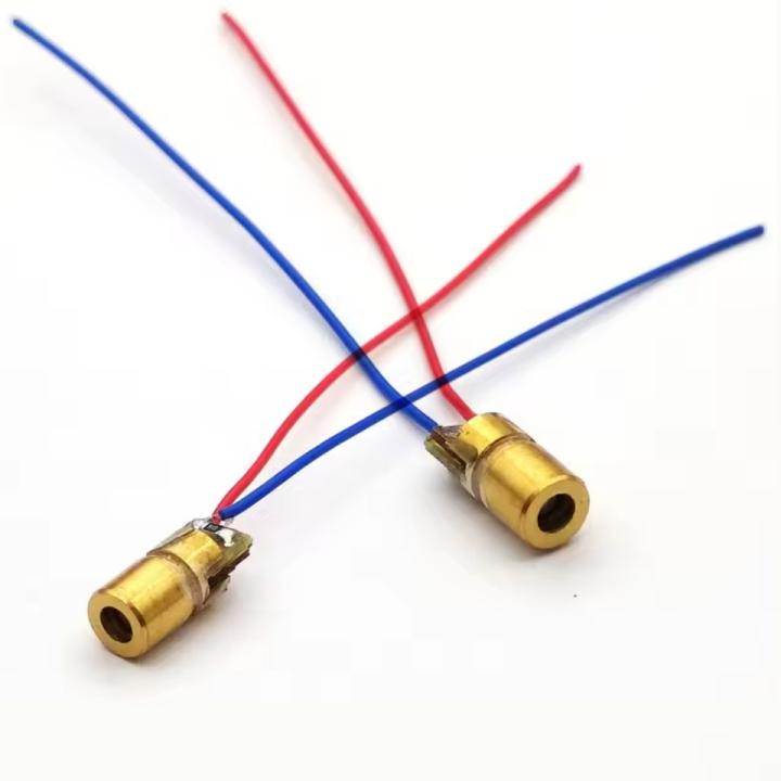 DIODA LASER 5V TUNEABLE COPPER HEAD 6MM LD LASER MERAH TITIK RED DOT ...