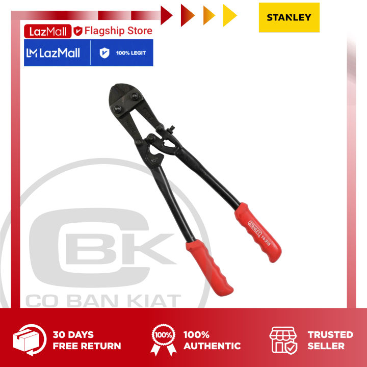 Stanley 14-318 Heavy Duty Bolt Cutter 18 inches (Black/Red) | Lazada PH