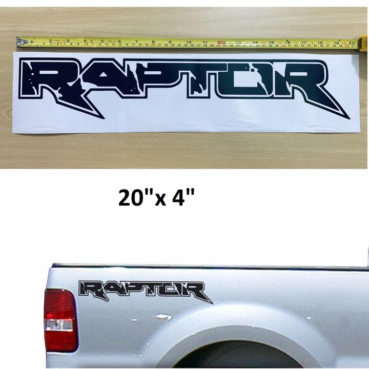 1Pc FORD RAPTOR SVT Truck Off Road 4x4 Side Bed Lettering Decals ...