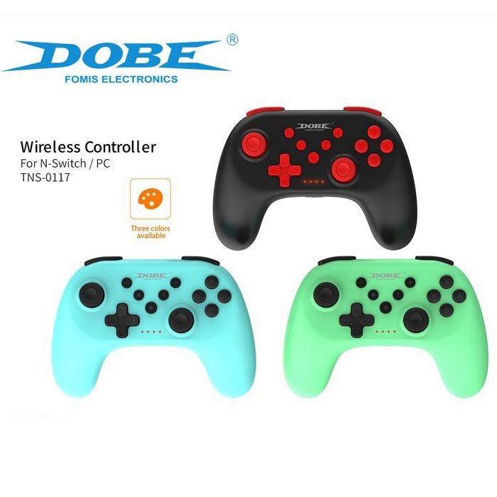 Original DOBE TNS-0117 Switch PRO Controller Wireless Bluetooth Gamepad with 3D Joystick for ...