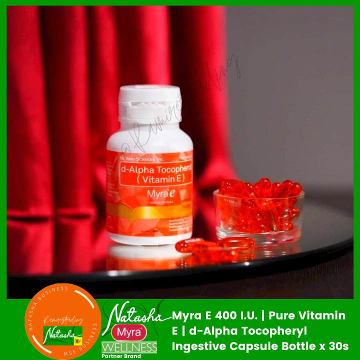 MYRA 400e MYRA E D-ALPHA TOCOPHEROL VITAMIN E • MYRA 300e | 100% ...