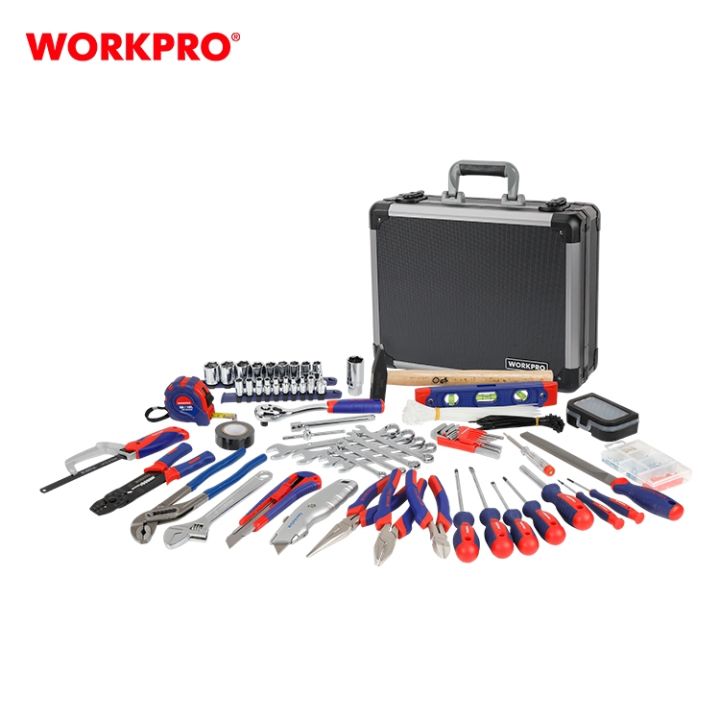 WORKPRO ชุดเครื่องมือช่างกล่องอะลูมิเนียม 297 ชิ้น รุ่น WP209031 | Lazada.co.th