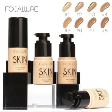 FOCALLURE Full Coverage Evolution Fluid Foundation Skin Foundations ...