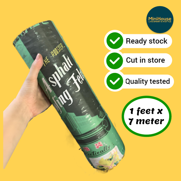 [miniHouse] 1feet x 7meter Asphalt Roof Shingles, Waterproof Roofing ...