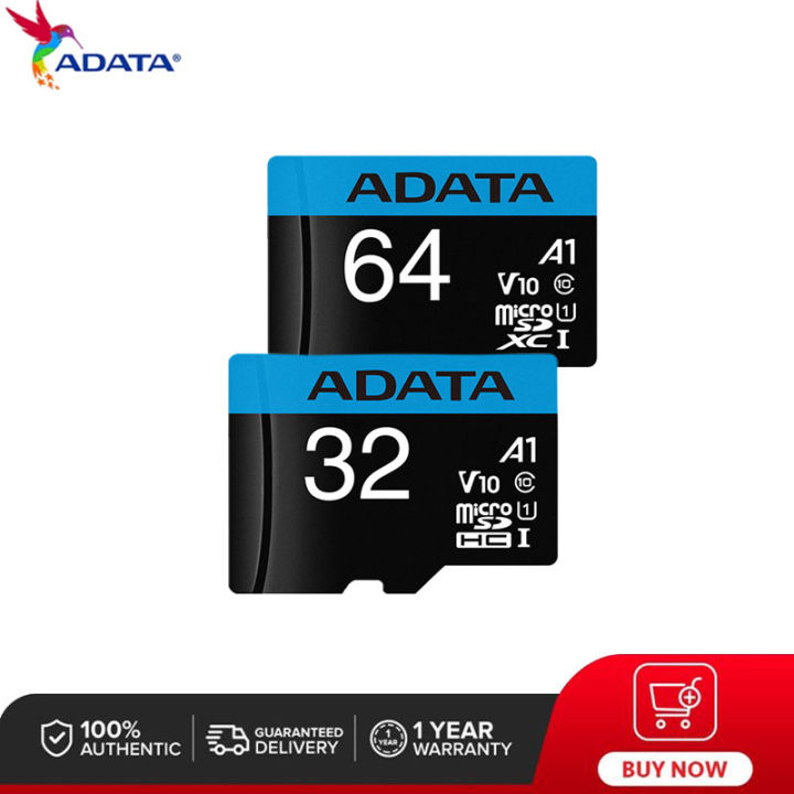 Adata Premier V10 microSDHC/SDXC with Adapter UHS-I Class10 Micro SD ...