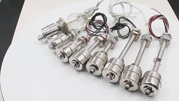 long length SS 304 vertically liquid water level sensor float switch ...