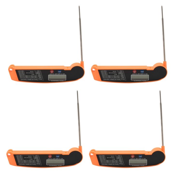 4X Digital Instant Read Meat with Highly Accurate Temperature Probe ...
